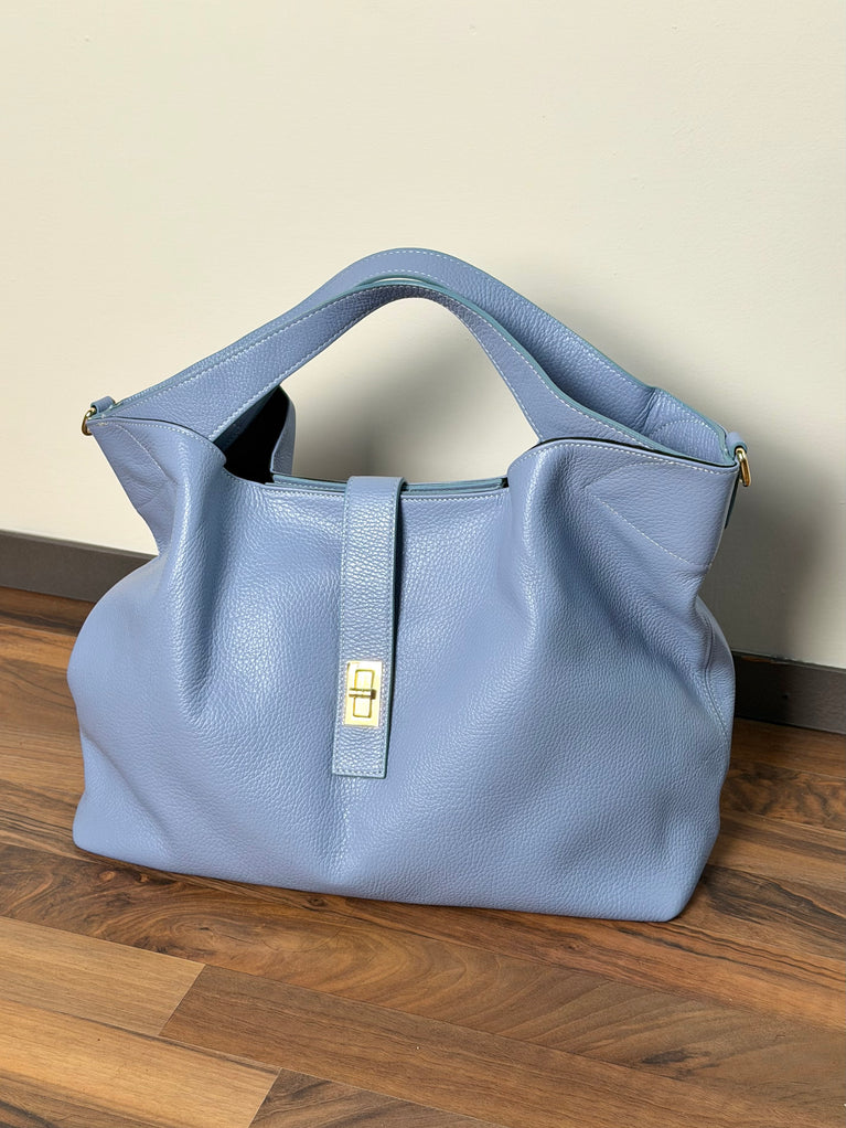 JAKIE borsa donna in vera pelle made in italy A MANO SHOPPER – DeepRose ...