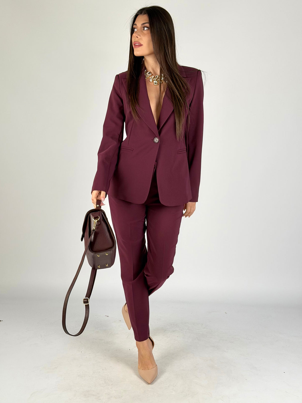 Completo castel bordeaux – DeepRose_abbigliamento