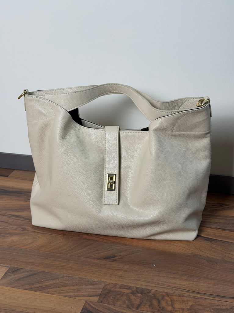 JAKIE borsa donna in vera pelle made in italy A MANO SHOPPER – DeepRose ...